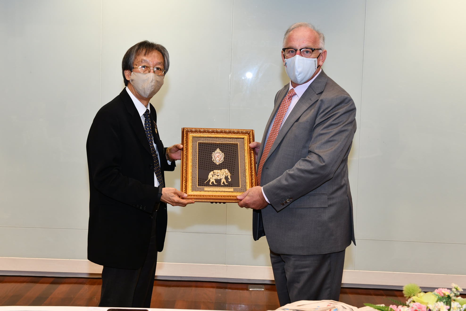 The courtesy visit of H.E. Mr. Jean-Paul Senninger, Ambassador of Grand ...
