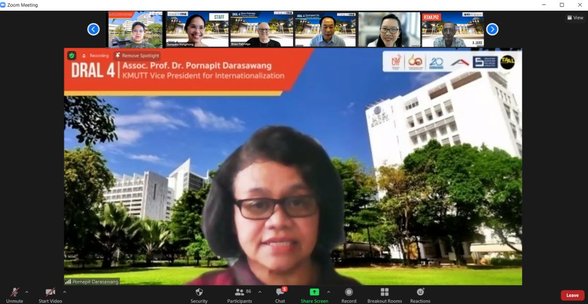 สัมมนาระดับนานาชาติ “Doing Research in Applied Linguistics 4 (DRAL 4)” - KMUTT