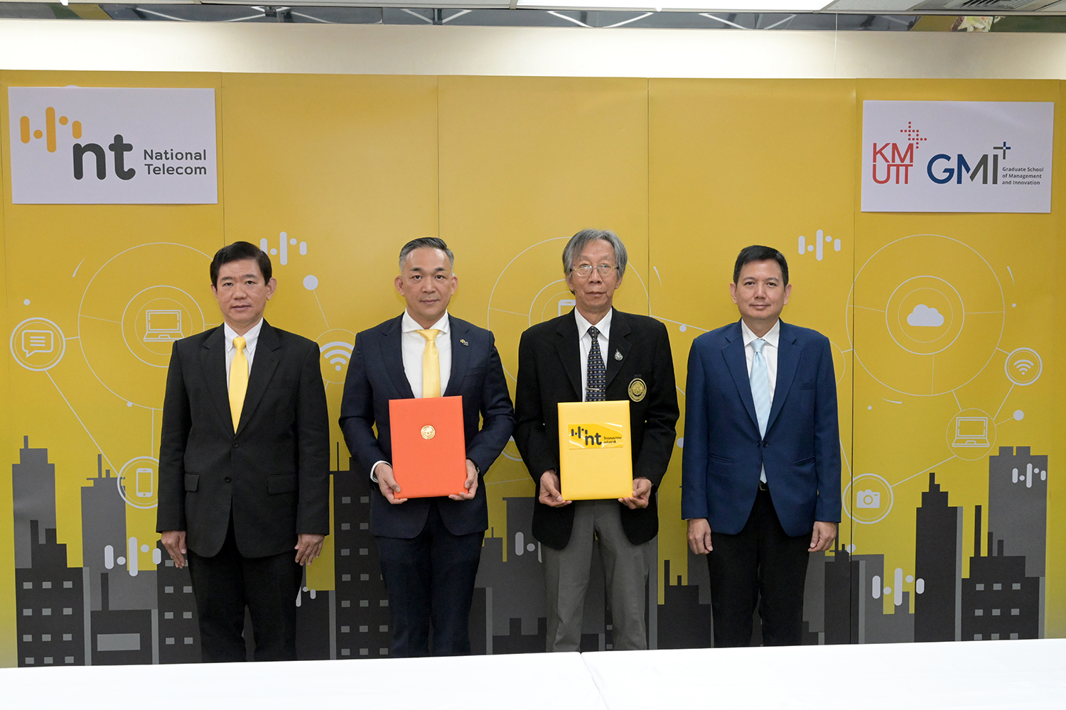 ลงนามบันทึกข้อตกลงความร่วมมือทางวิชาการ ระหว่าง GMI และ NT - KMUTT