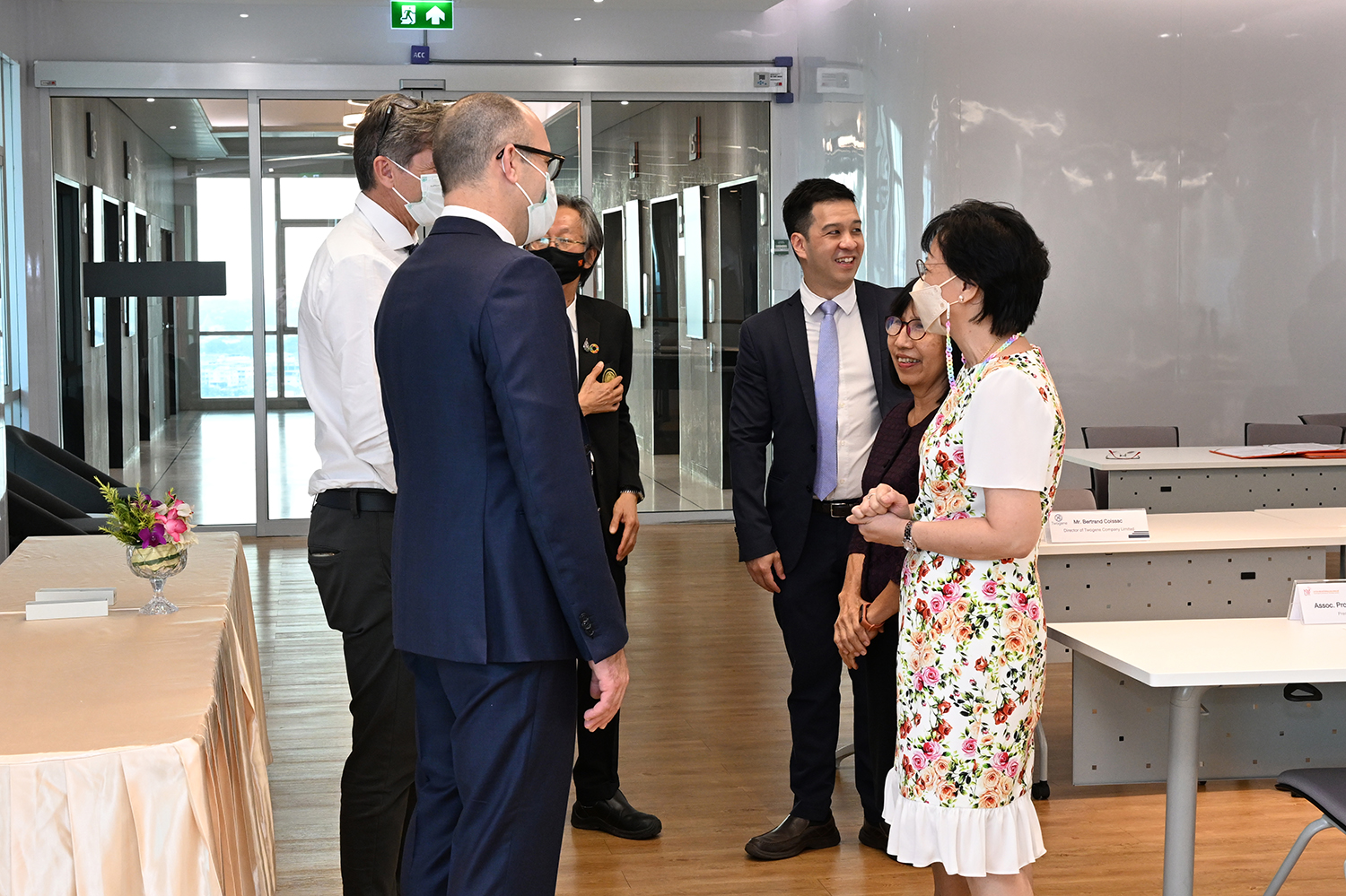 KMUTT signed a contract with Twogene Company Limited to rent a building ...