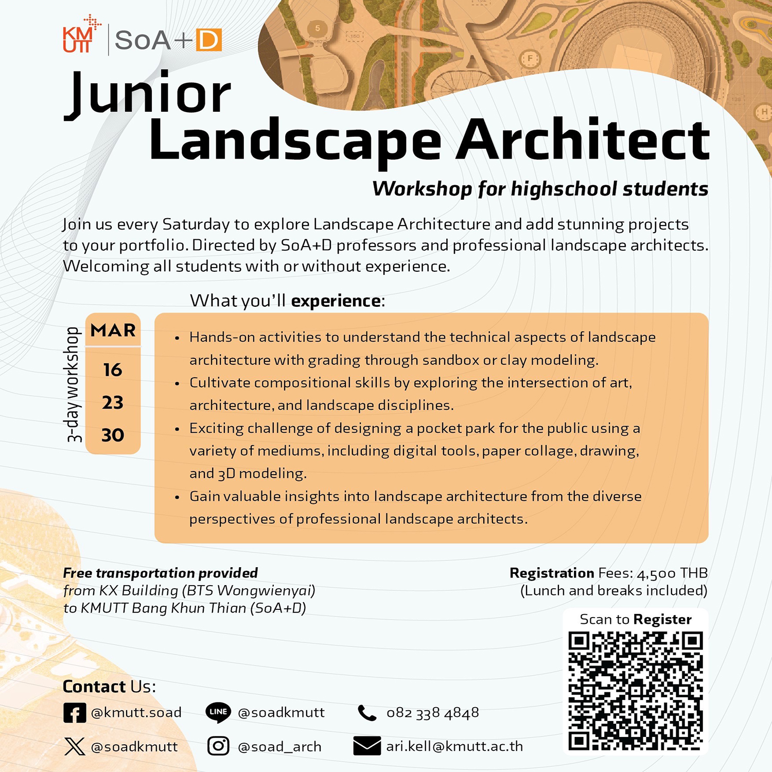 JUNIOR LANDSCAPE ARCHITECT WORKSHOP - KMUTT