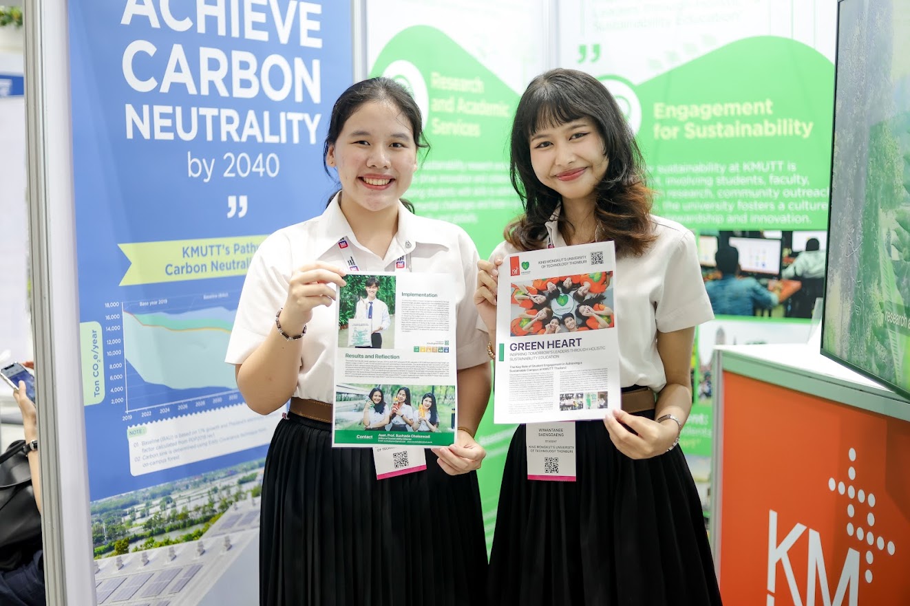 KMUTT shows results of success in sustainability at Global Sustainable Development Congress 2024 ...