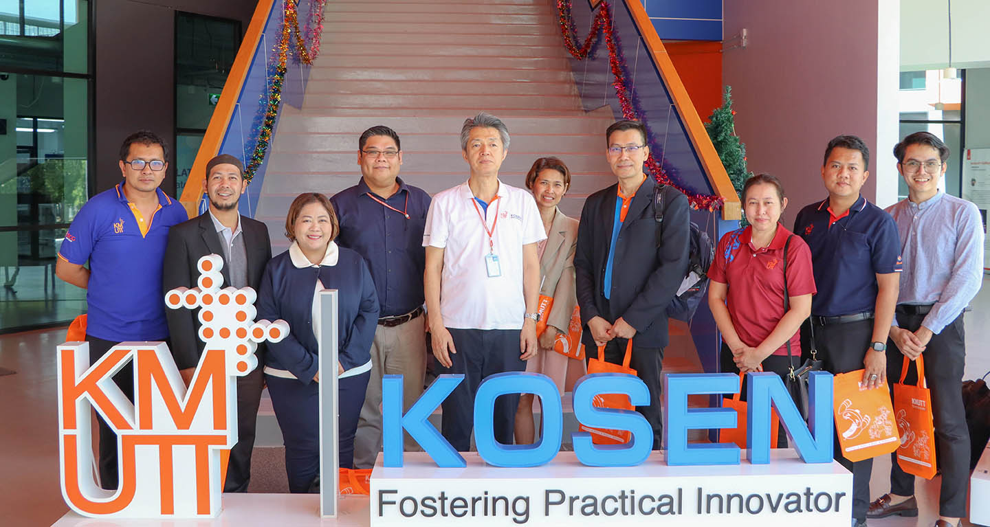 สาขาวิชานวัตกรรมการเรียนรู้และเทคโนโลยี มจธ. นำนักศึกษาเข้าศึกษาดูงาน ณ โคเซ็น มจธ. (KOSEN KMUTT ...